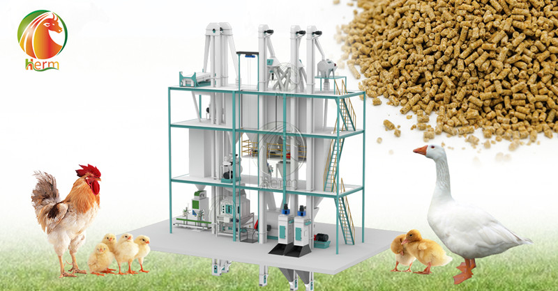 Turnkey Animal Feed Production Line Project - Herm Machinery
